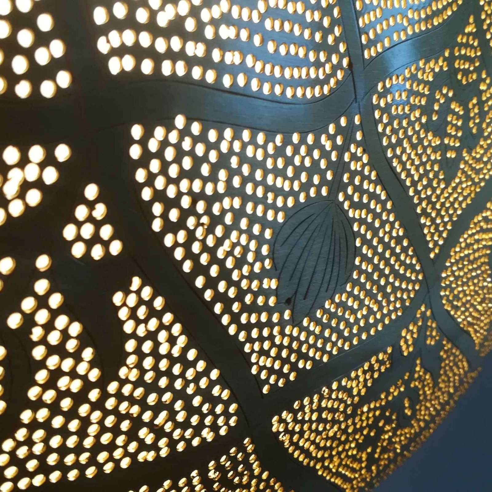XL Orientalische Wandlampe Maraa Mandala 80cm