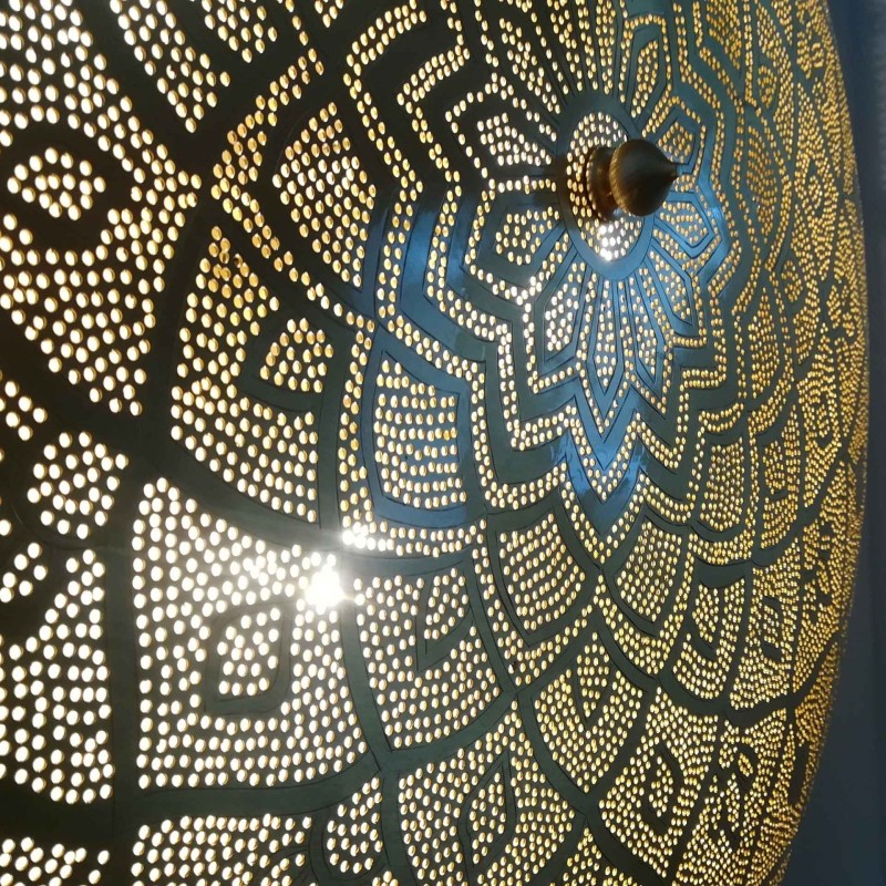 XL Orientalische Wandlampe Maraa Mandala 80cm